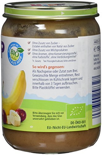 HiPP Kirsche mit Banane, 6er Pack (6 x 190 g) | Möbel SortimentMöbel Sortiment